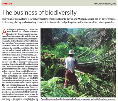 The business of bio(cultural) diversity? – The Natural Capital Myth and ...